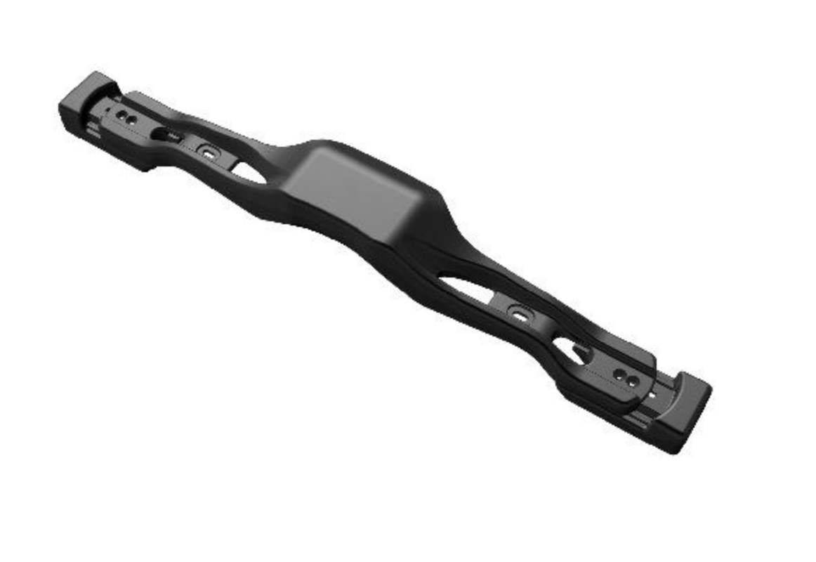 Kart Republic Big Kart Rear Spoiler (Bumper) Black Complete With End C ...