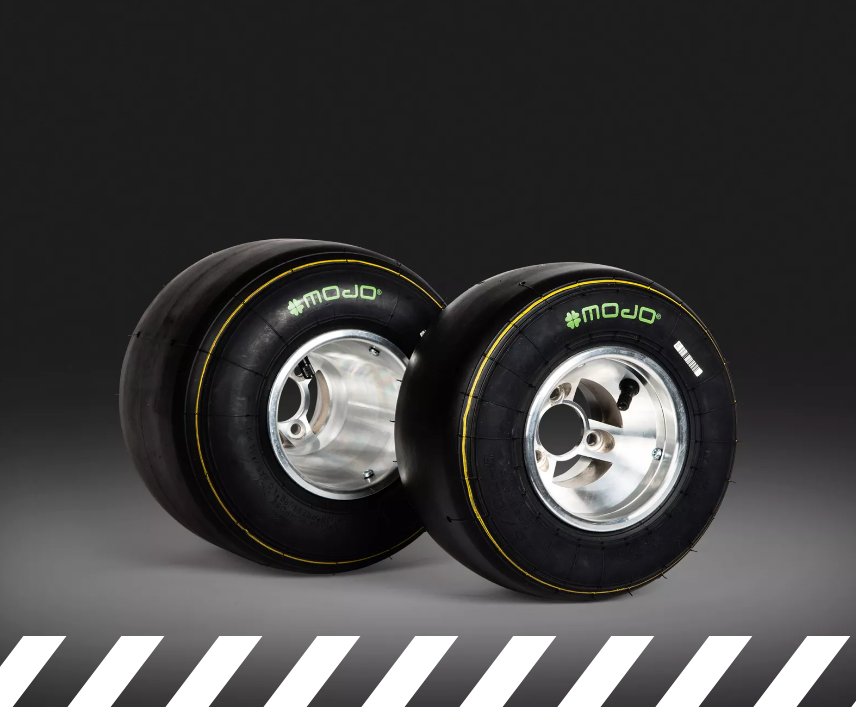 Mojo D5 Senior Racing Slick Tyre Set — KKC Kart Components Dispatch Store