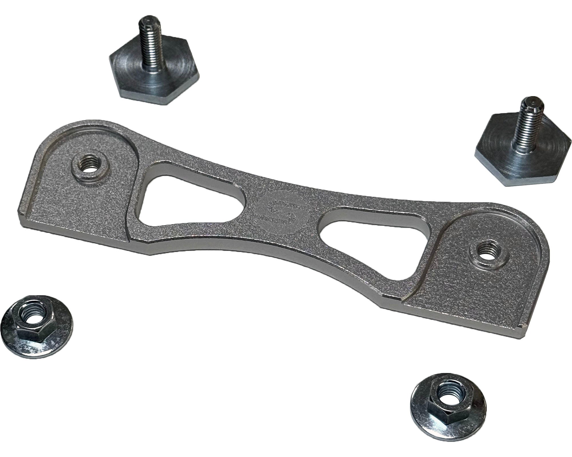 Senzo Chain Guard Bracket Kit – Silver (OTK) – KKC Kart Components