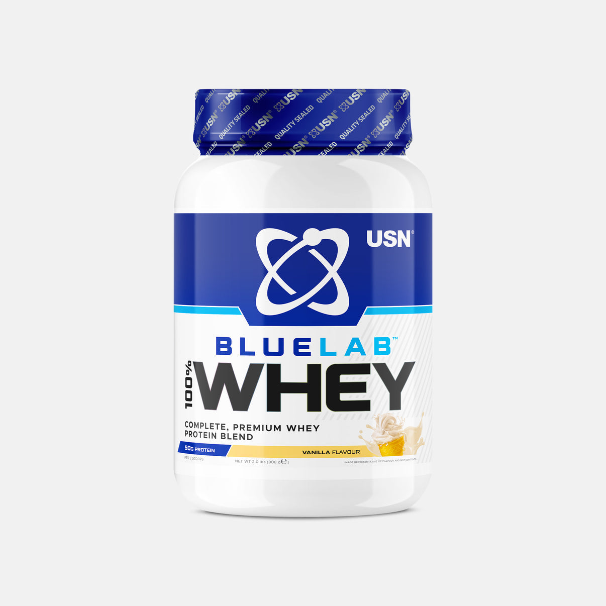 USN Blue Lab Whey Protein 908g Vanilla – KKC Kart Components