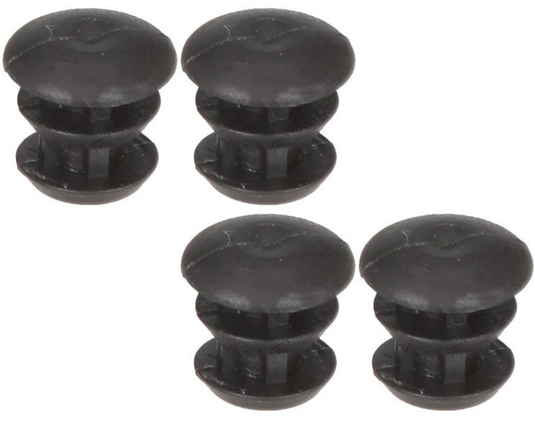 Rubber Cap For 10mm Tube Black X 4 – KKC Kart Components