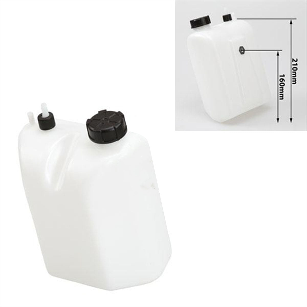 R/R Petrol Tank 3 Ltr Q/R With Black Caps – KKC Kart Components