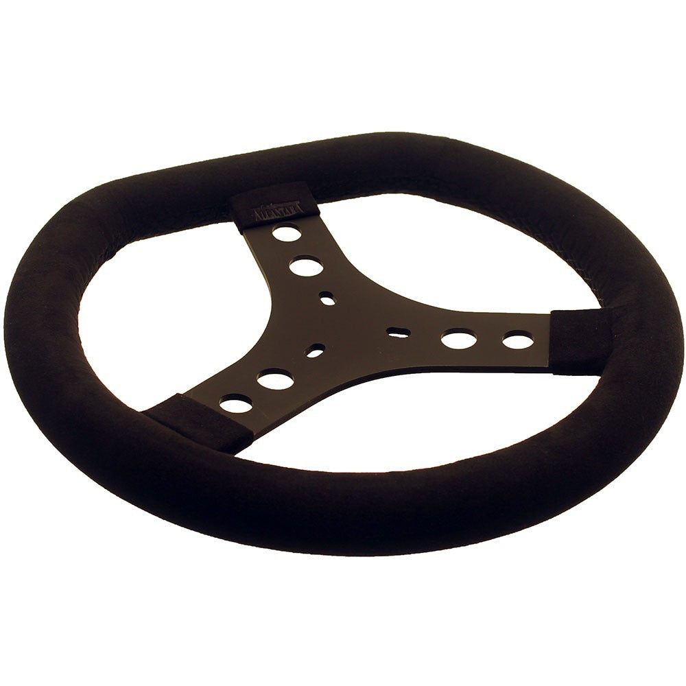KG Flat Top Cadet Steering Wheel Black Suede — KKC Kart Components ...