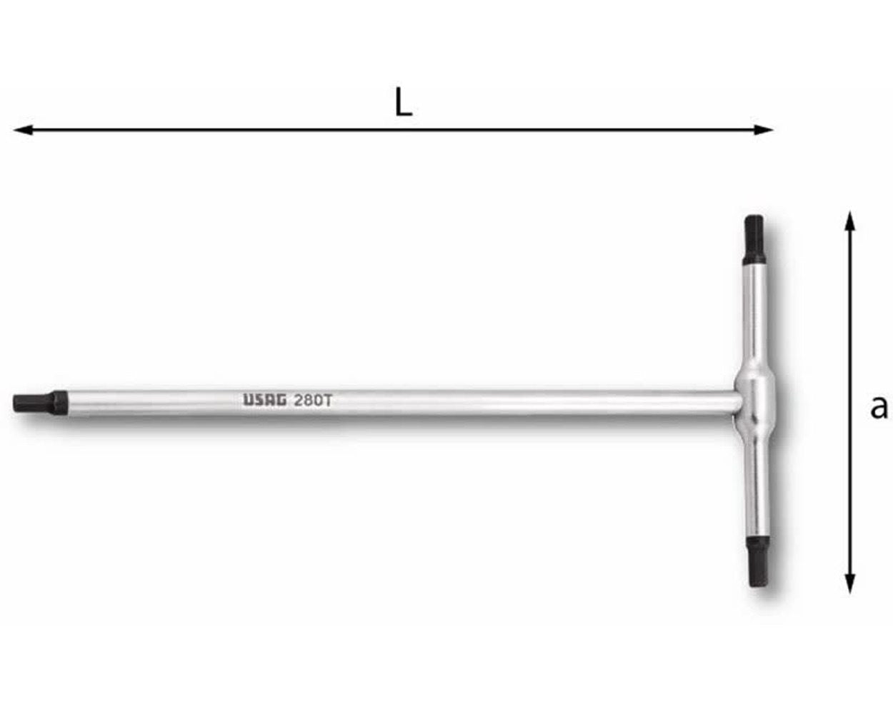 USAG T-Bar Handle Hexagon Allen Key 280T – KKC Kart Components
