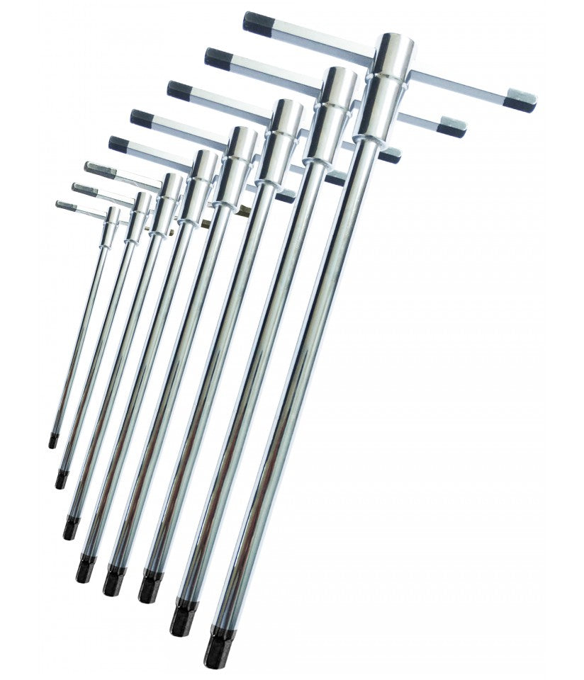 SP Tools 8pc Metric Sliding T-Handle Hex Key Set — KKC Kart Components